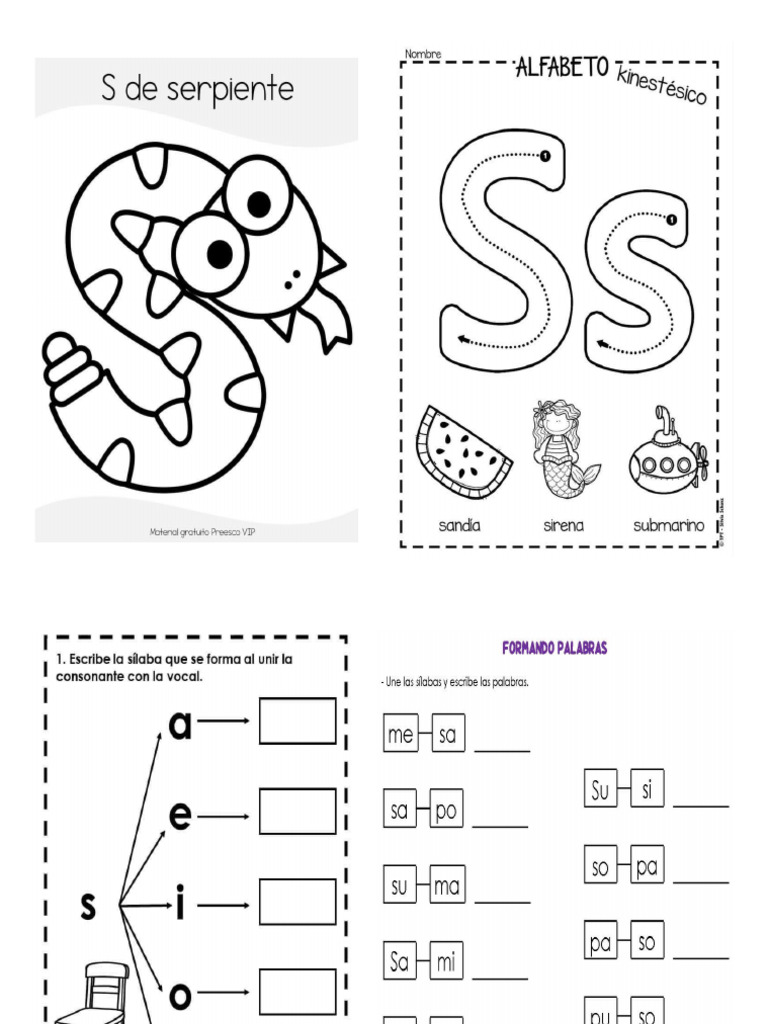 Consonante Ss | PDF