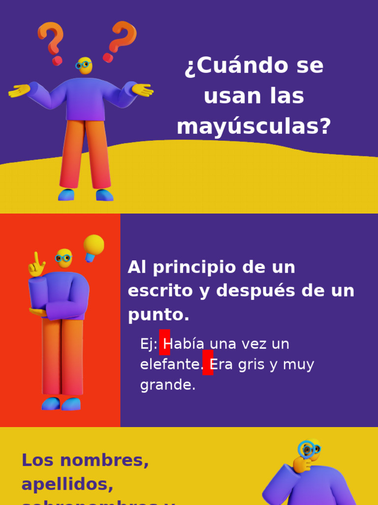 Uso de Mayúsculas en Español | PDF