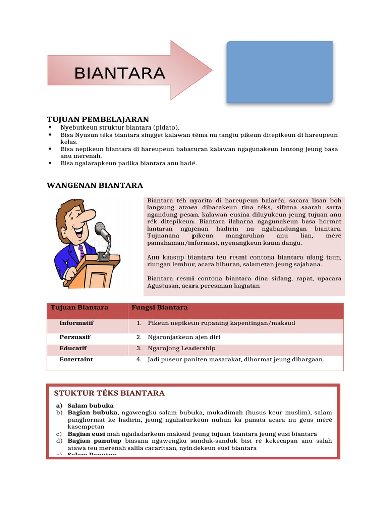 Materi Biantara | PDF