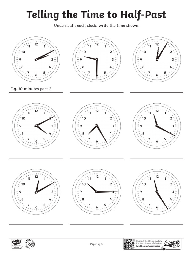 Class 3 Time Worksheet Answers | PDF
