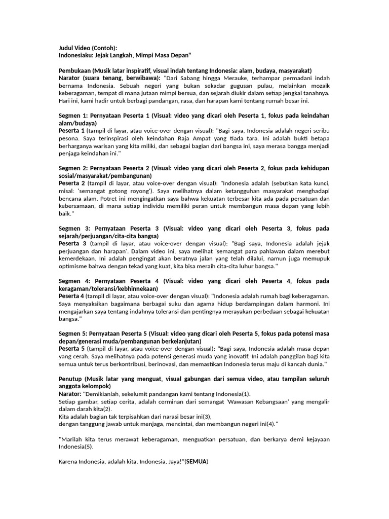 Contoh Narasi | PDF