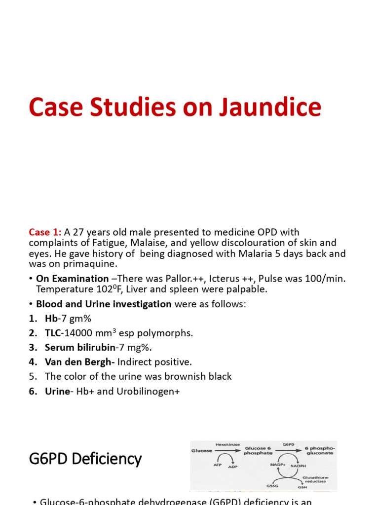 Jaundice Case Studies and Insights | PDF | Medical Specialties ...