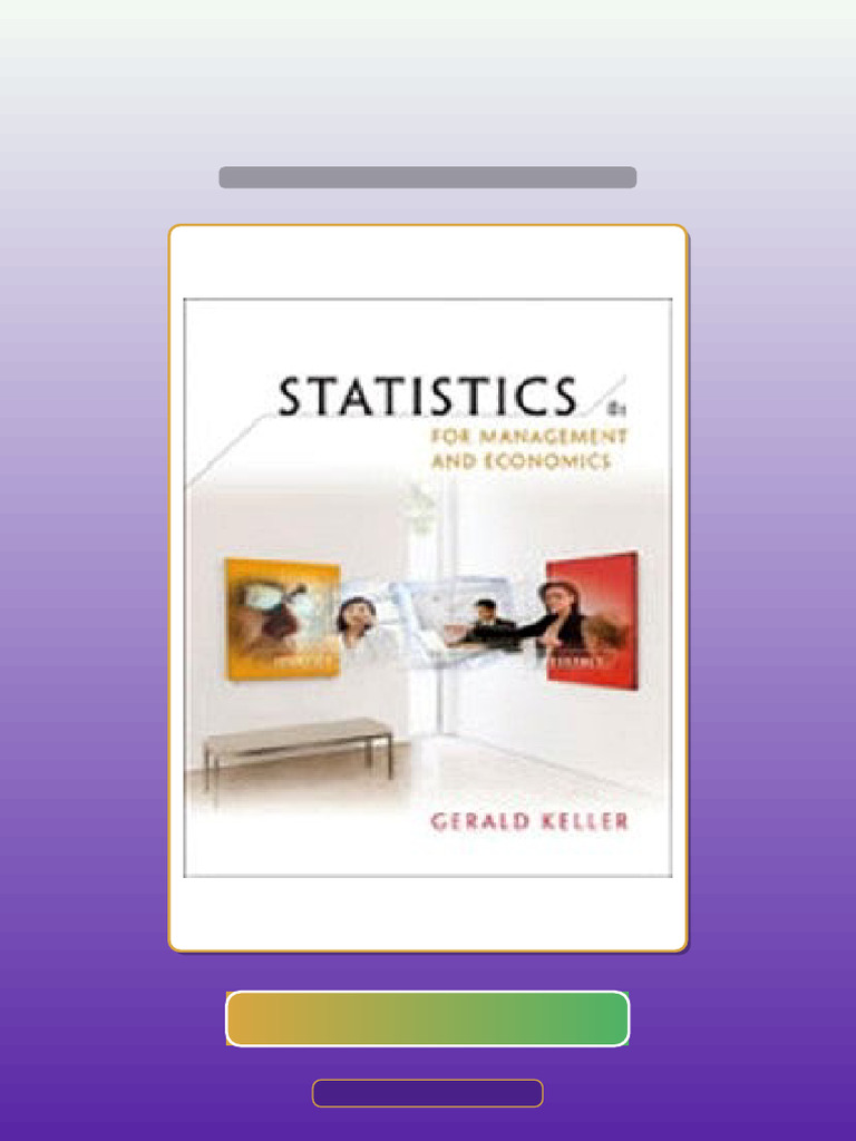Statistics for Management and Economics 8th Edition Keller eBook and ...
