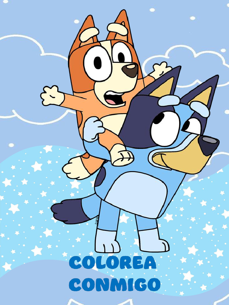 Libro Colorear Bluey | PDF