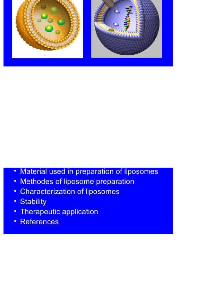 LIPOSOMES | PDF