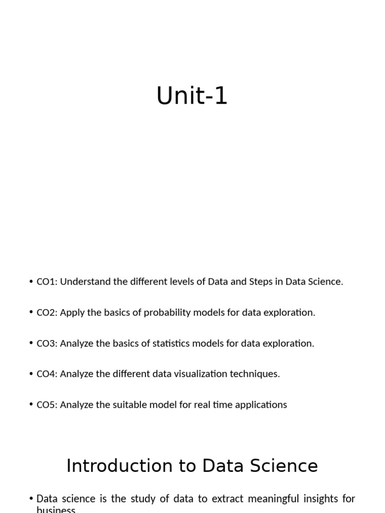 Principles of Data Science | PDF | Statistics | Qualitative Research