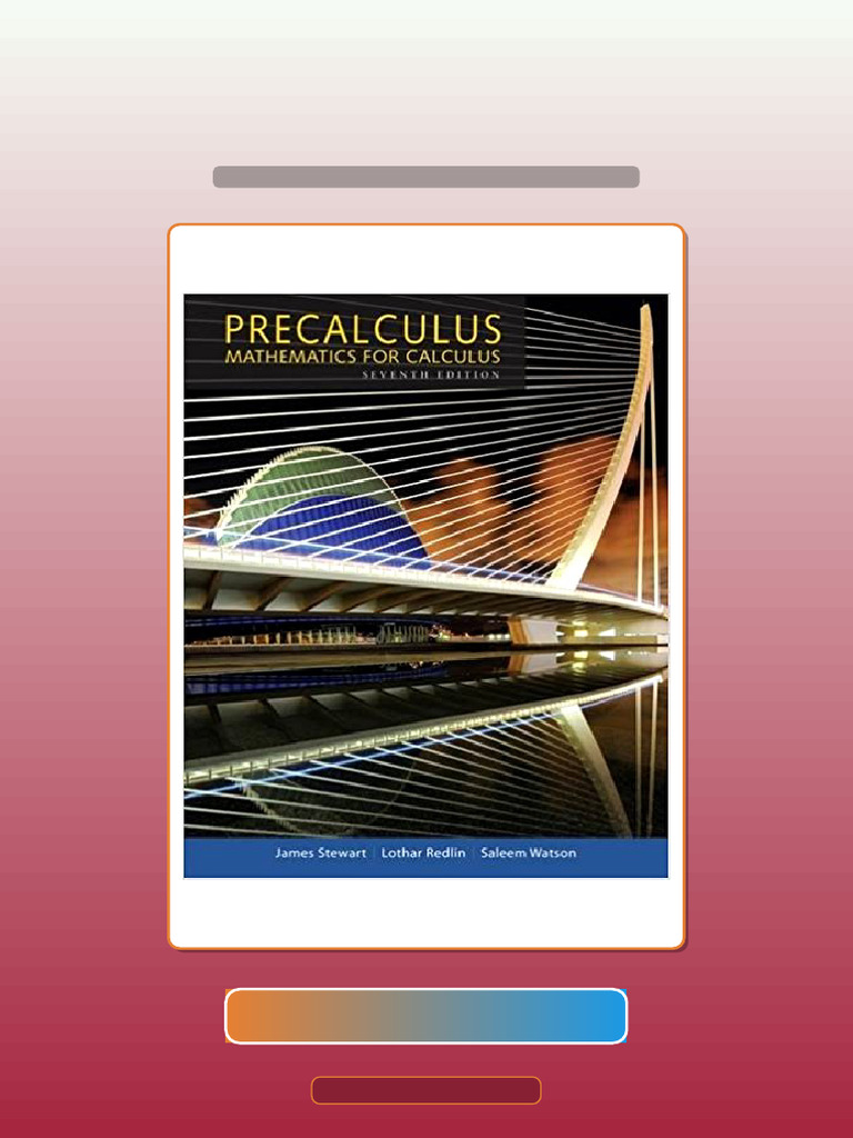 Precalculus Mathematics For Calculus 7E Stewart Ebook and TestBank ...