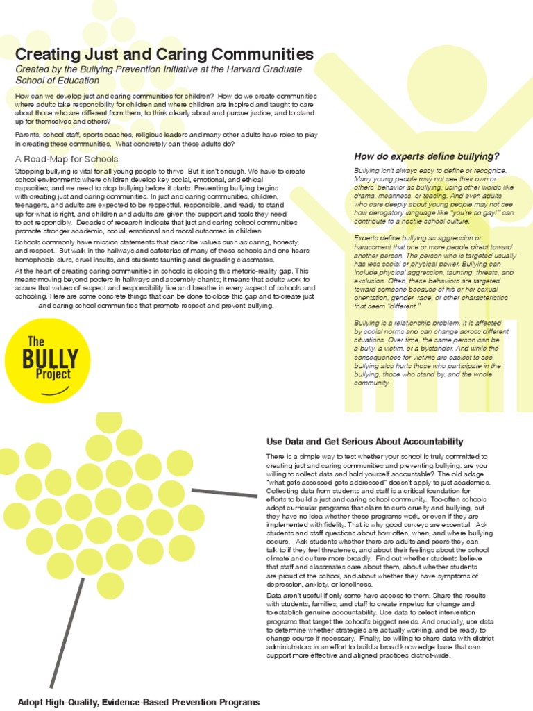 Bully Project Initiative | PDF | Bullying | Community