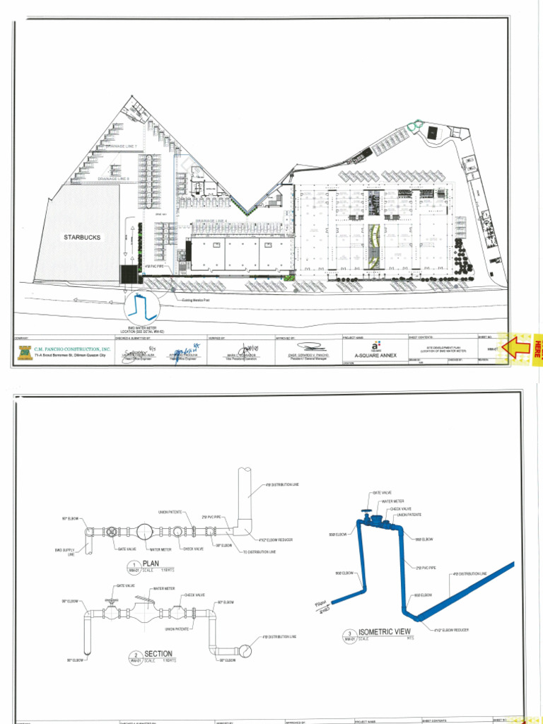 APPROVED PLAN - BWD WATER METER LOC AND | PDF