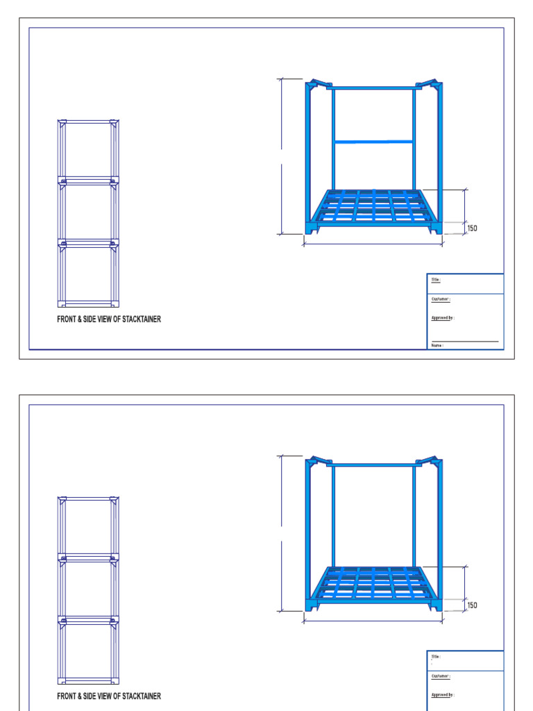 r2 DWG Stacktainer - PT Tiga Rasa | PDF