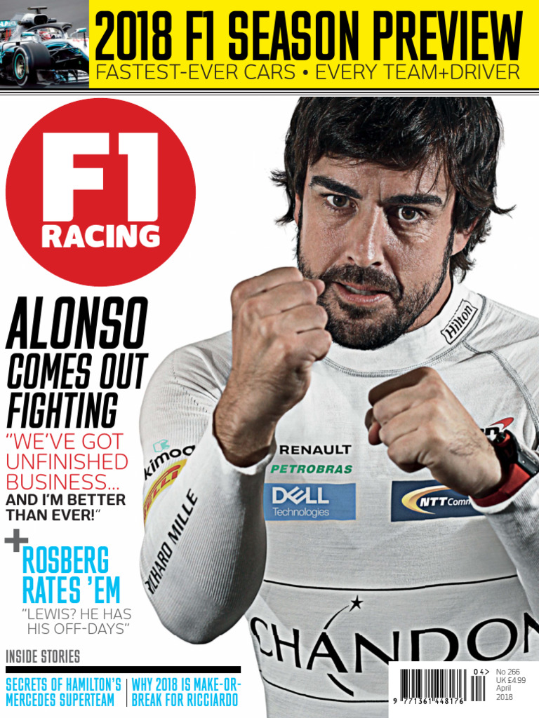 F1 Racing UK - April 2018 | PDF | Formula One | Open Wheel Racing