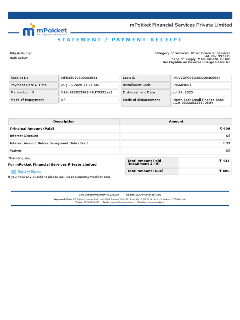 Slice Statement 01jul25 27jul25 | PDF
