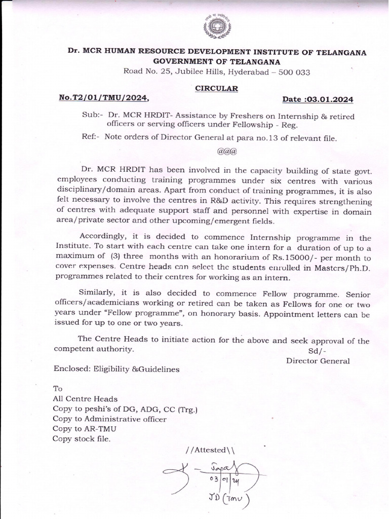 Internship Programe Jan 2024 | PDF