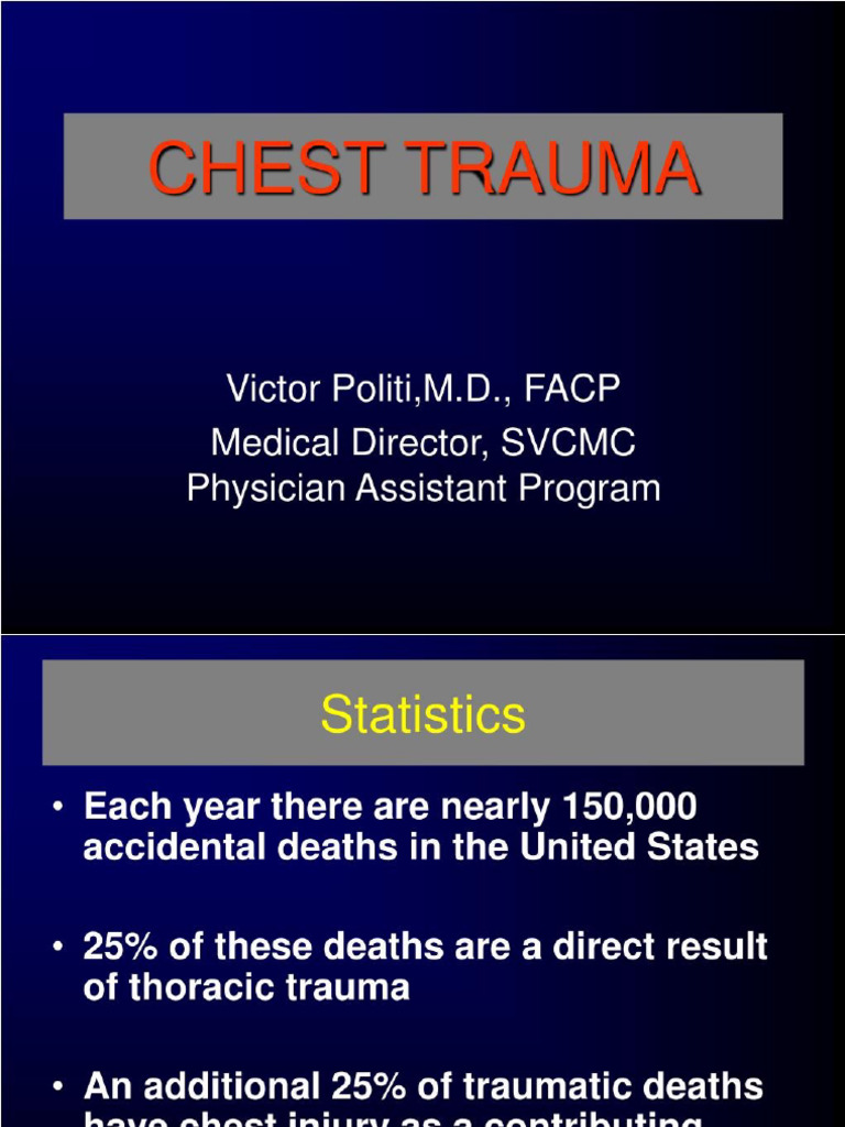 Special.... Chest Trauma | PDF