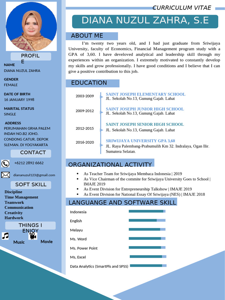 CV DIANA NANA Dikonversi | PDF | Business | Leadership