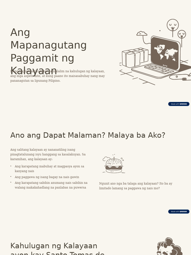 Ang Mapanagutang Paggamit NG Kalayaan | PDF
