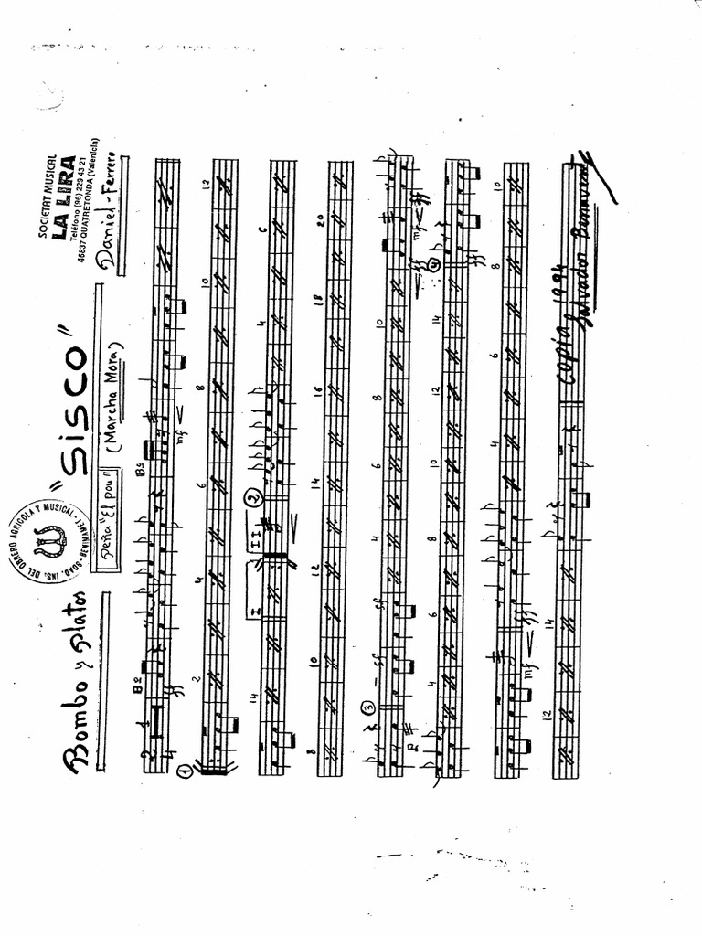 Sisco Bombo y Platos | PDF