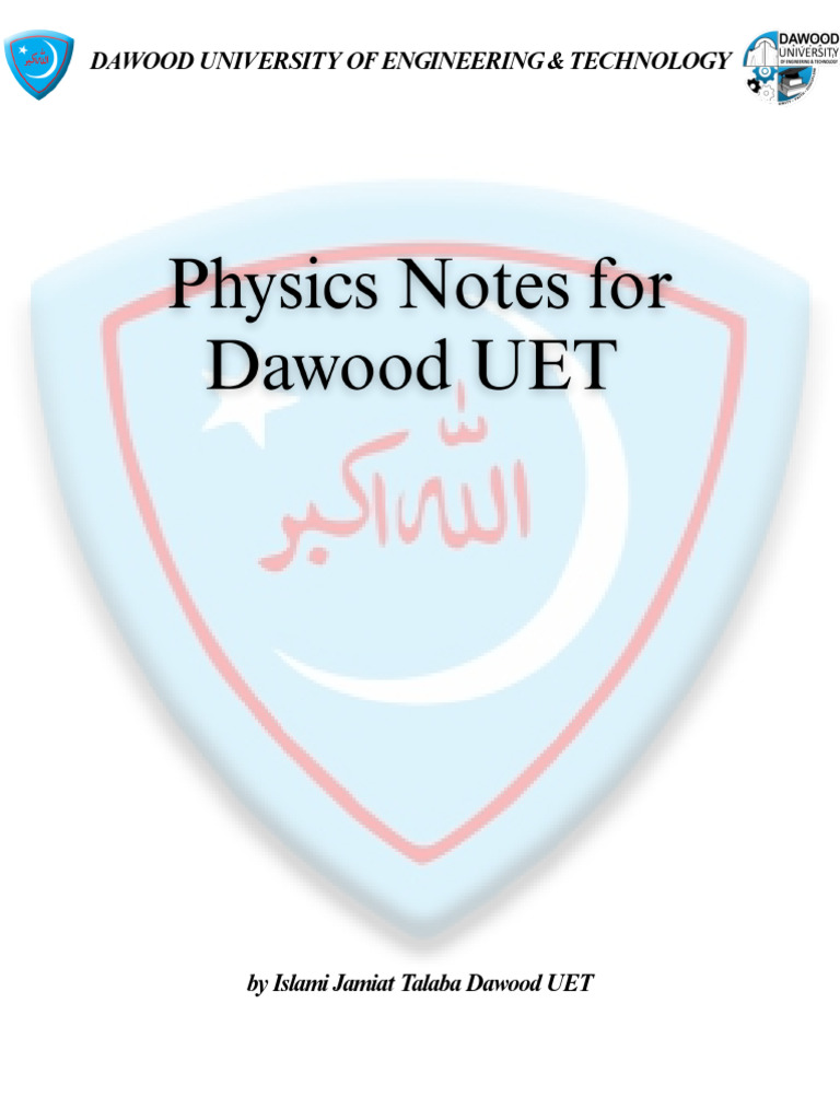 (IBA) Physics Notes For DUET by Islami Jamait e Talba | PDF