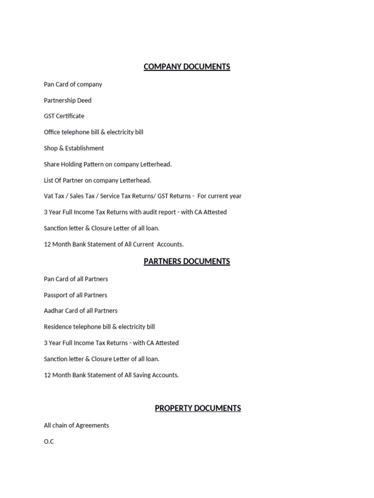 Partnership Documents | PDF