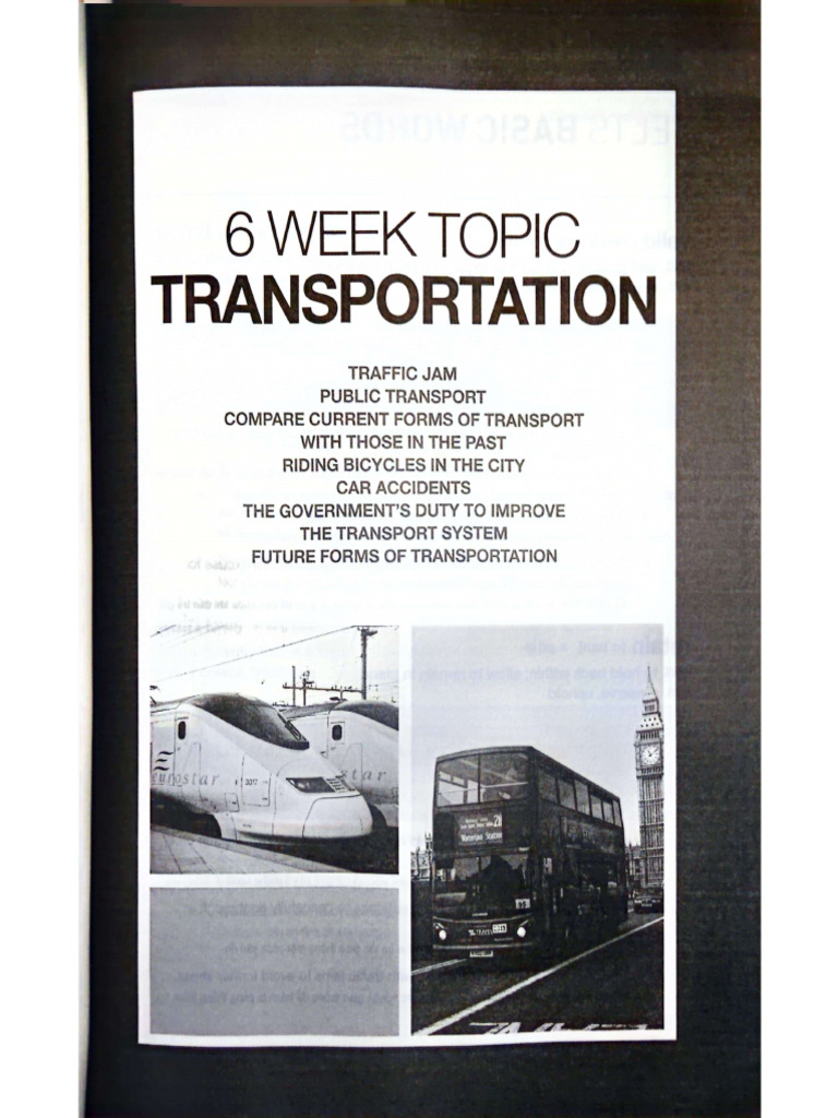 Perfect-Ielts-Vocabulary 6 TRANSPORTATION | PDF