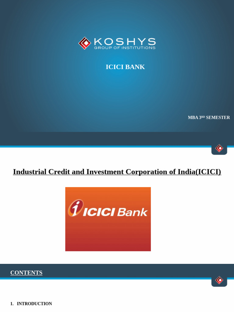 ICICI Bank Overview and Services | PDF | Banks | Financial Services