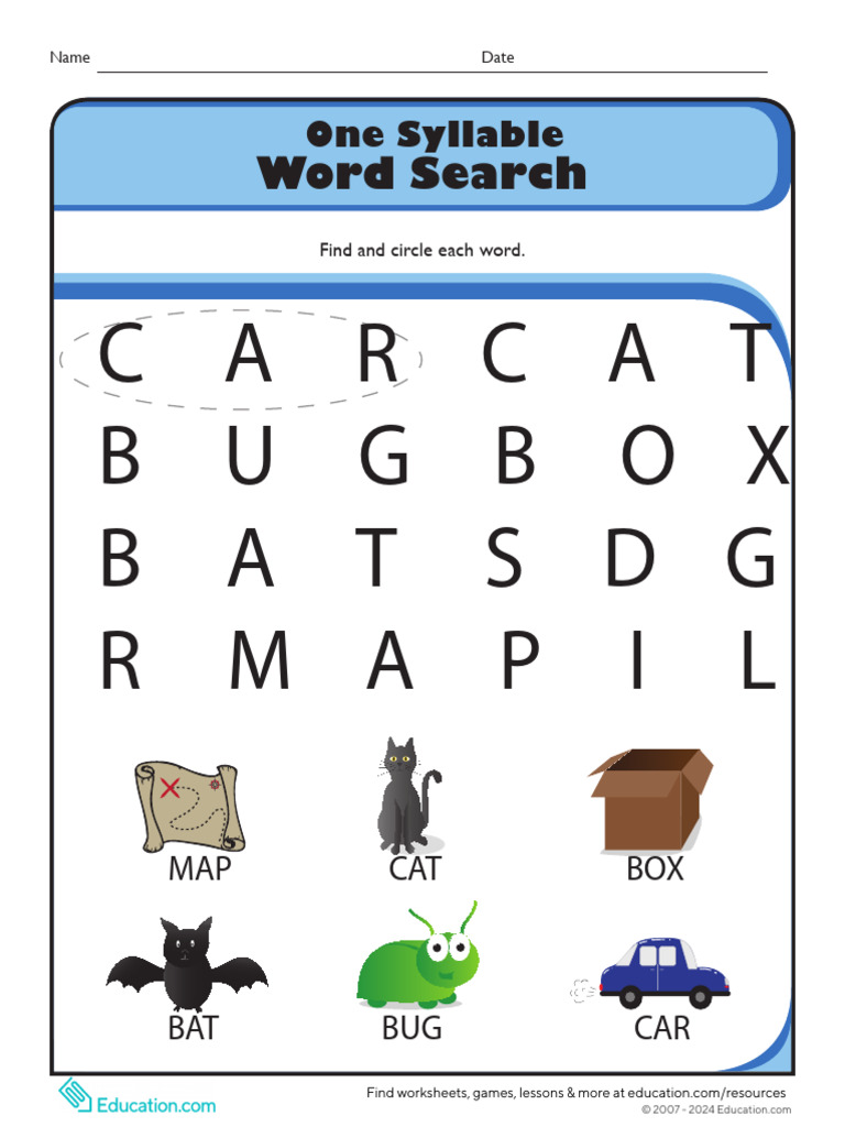 Sight Words Word Search | PDF