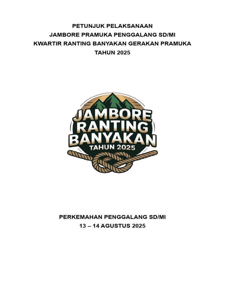 Logo Jambore Ranting 2025 | PDF