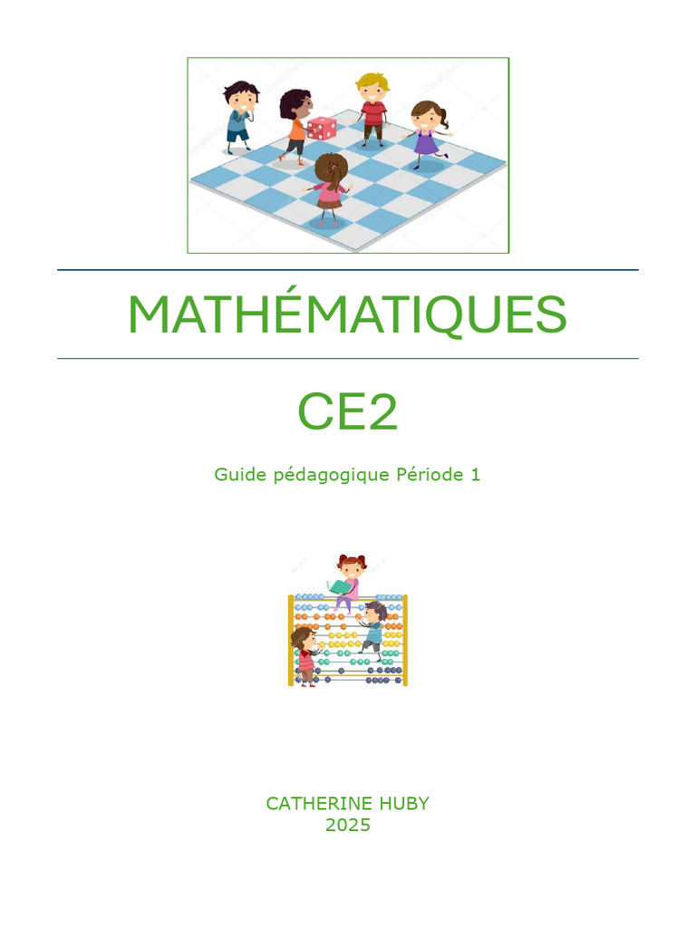 Ob - 5c1661 - 2025maths Ce2 GP 1 | PDF | Dé | Argent