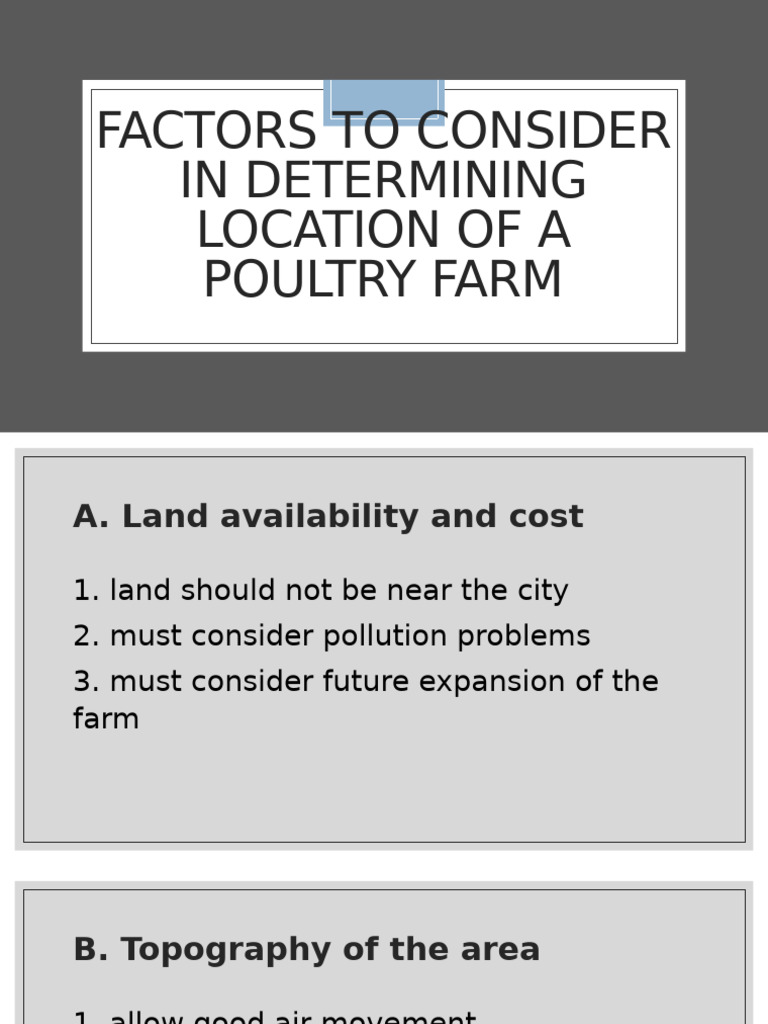 Determining Location of Poultry | PDF