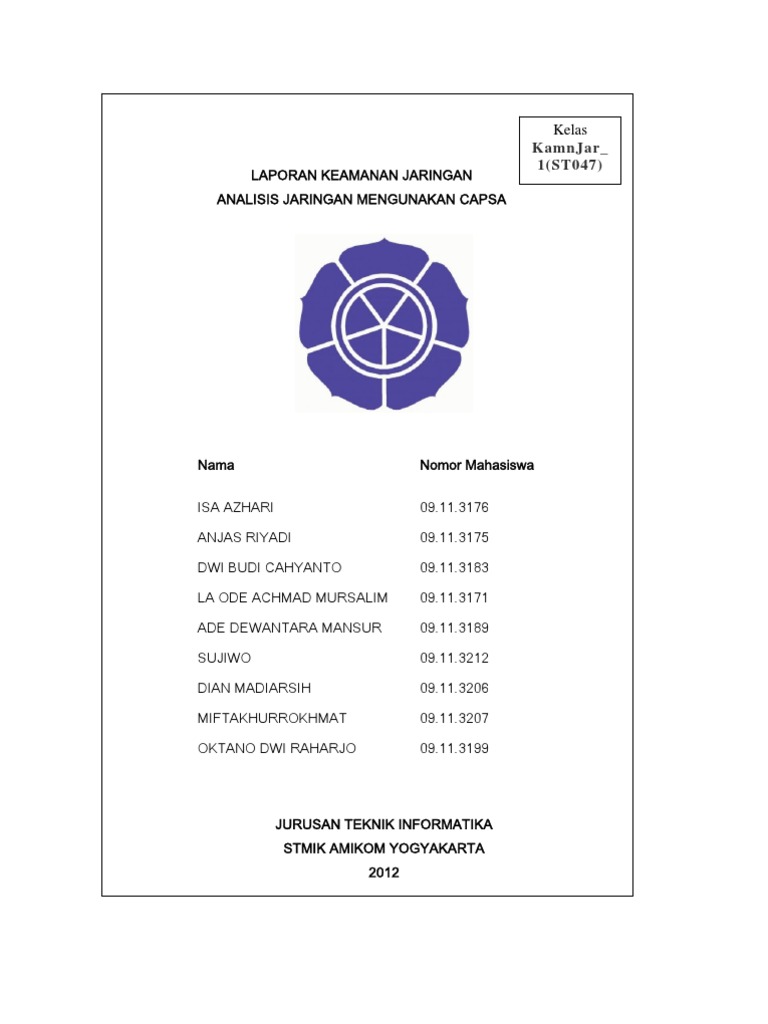 Tutorial Penggunaan Capsa Untuk Network Capture | PDF | Komputer