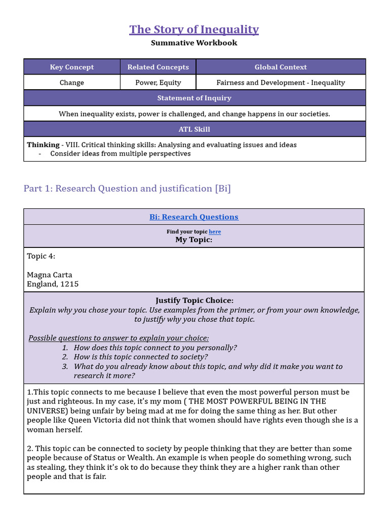 Hans Daniel Ye Rike - g6 Unit 4 Research Document | PDF