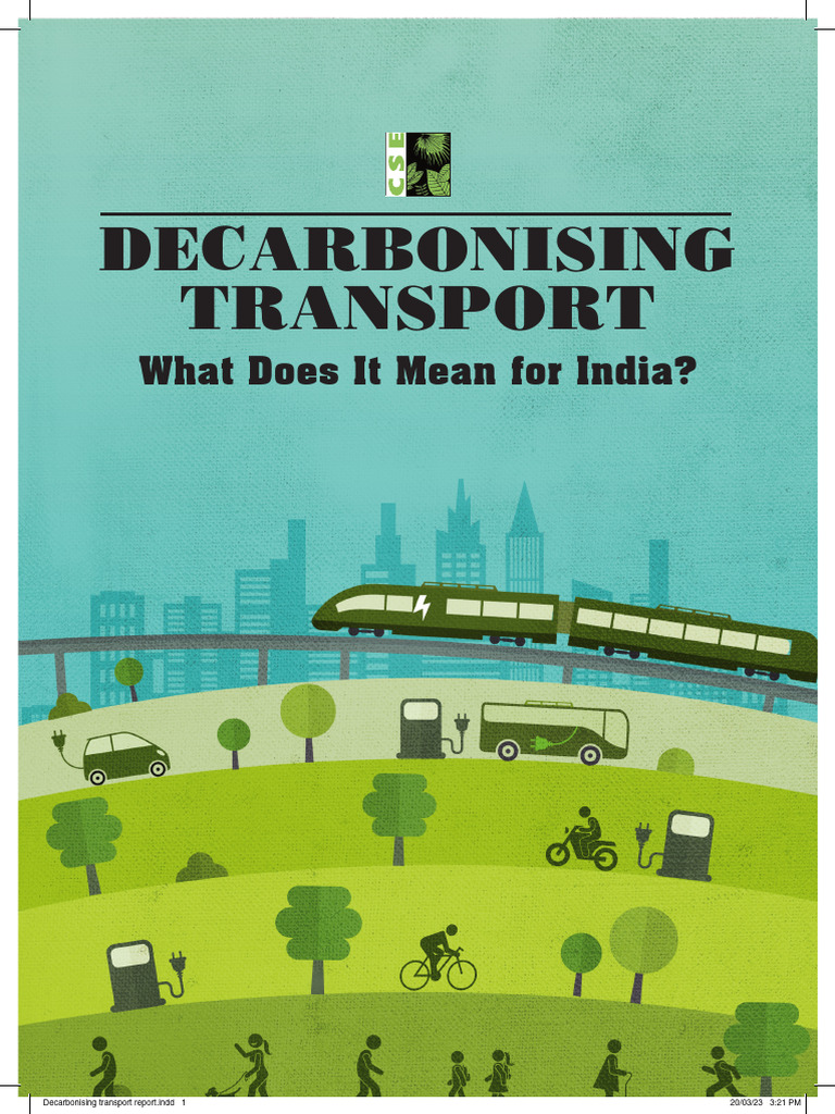 Decarbonising India's Transport Sector | PDF | Transport | Climate ...