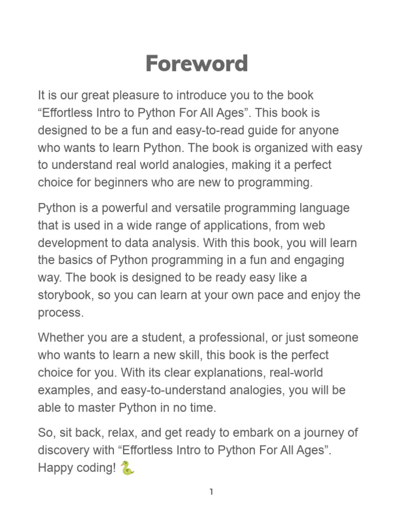 Effortless Introduction To Python For All Ages - A Languid - Coide Hero Academy | PDF | String ...
