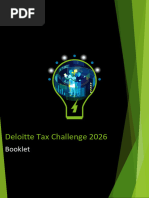 Deloitte Tax Challenge 2025 - Booklet | PDF | Career & Growth | Finance ...