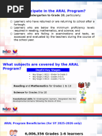 ARAL Orientation Morning Session Day 1 | PDF | Reading Comprehension ...