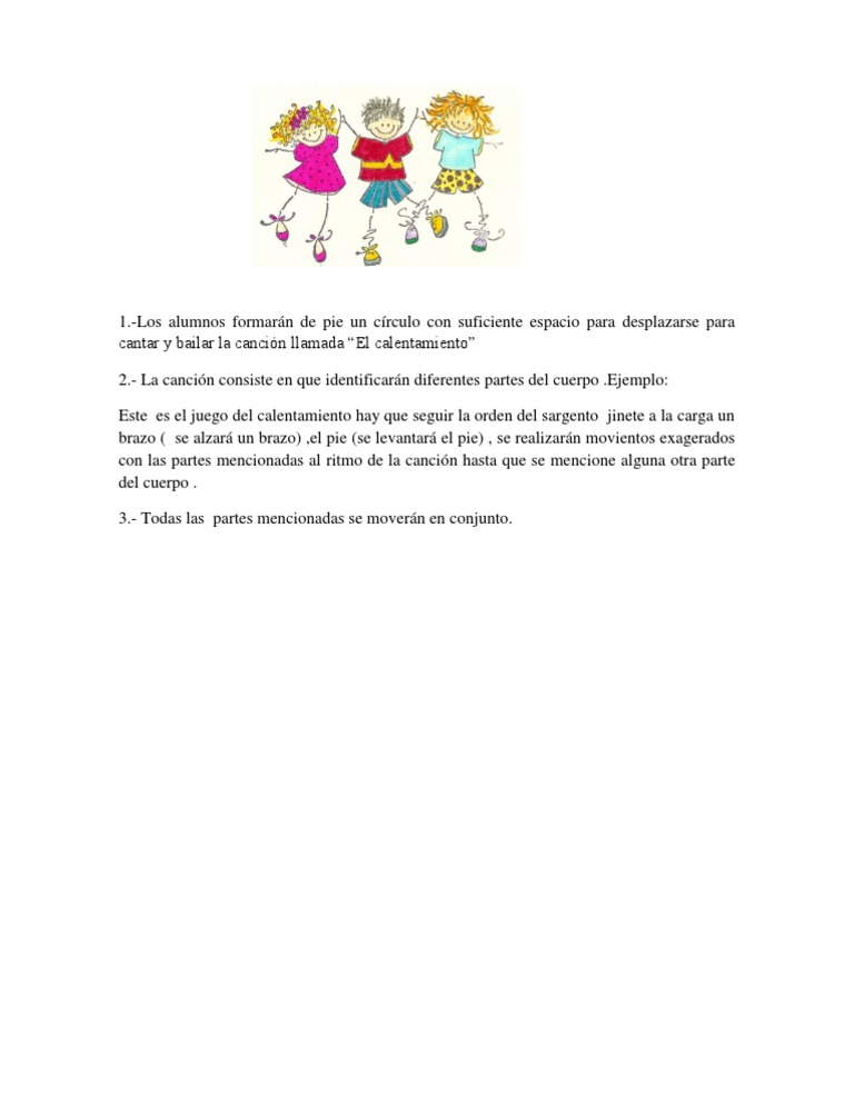 Juego Del Calentamiento | PDF