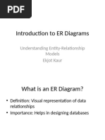 Unit-Relation (ER) Diagram For A University Database | PDF