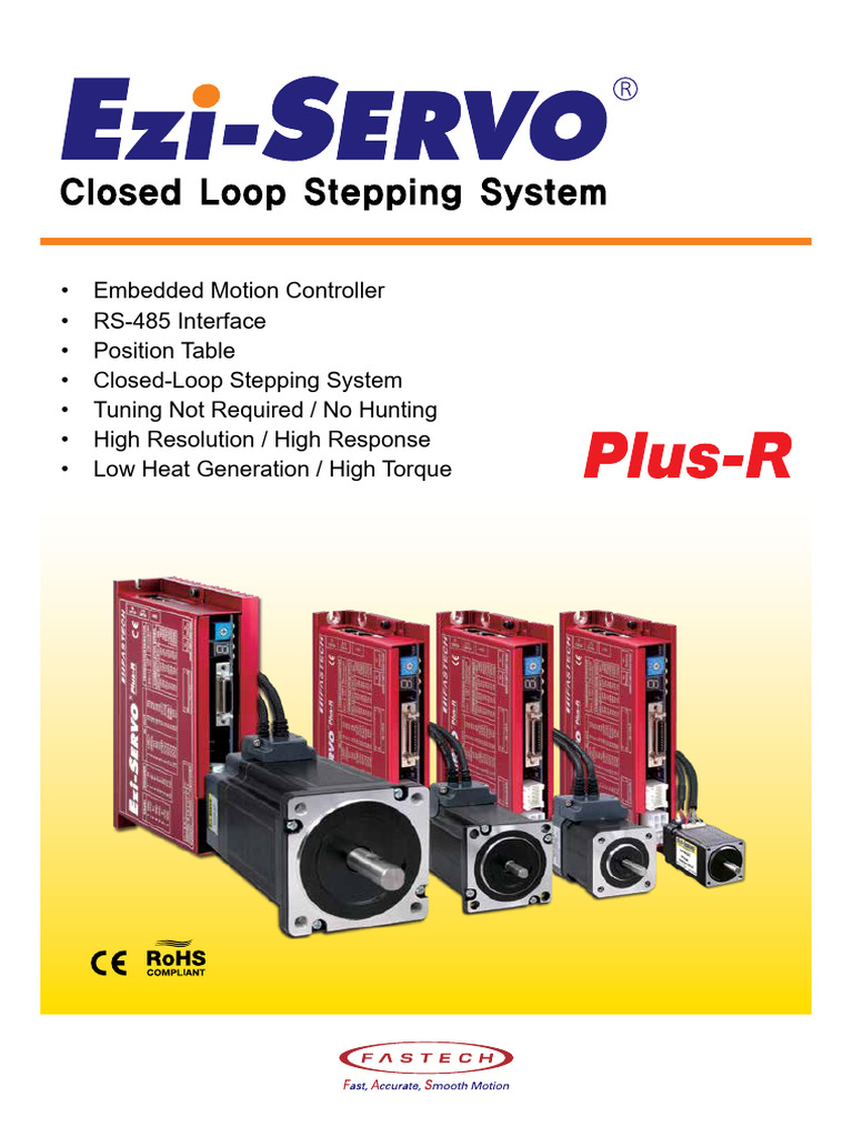 Catalog Ezi-Servo Plus-R Eng | PDF | Electric Motor | Feedback
