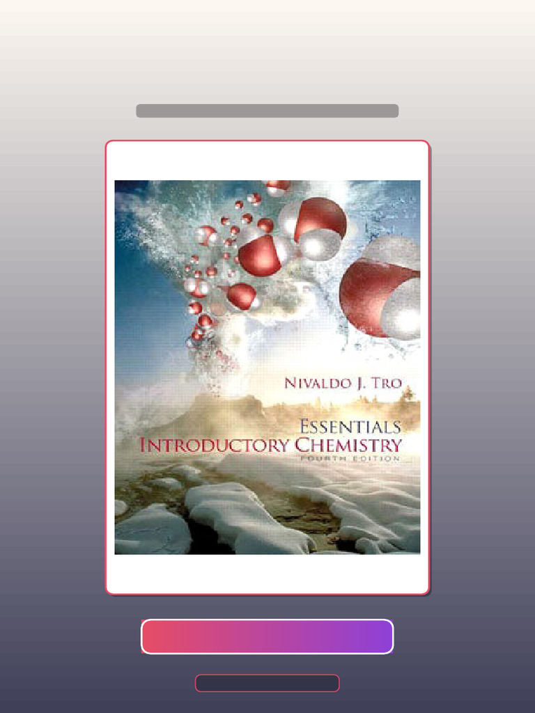Introductory Chemistry Essentials 4E Tro Ebook and TestBank Bundle ...