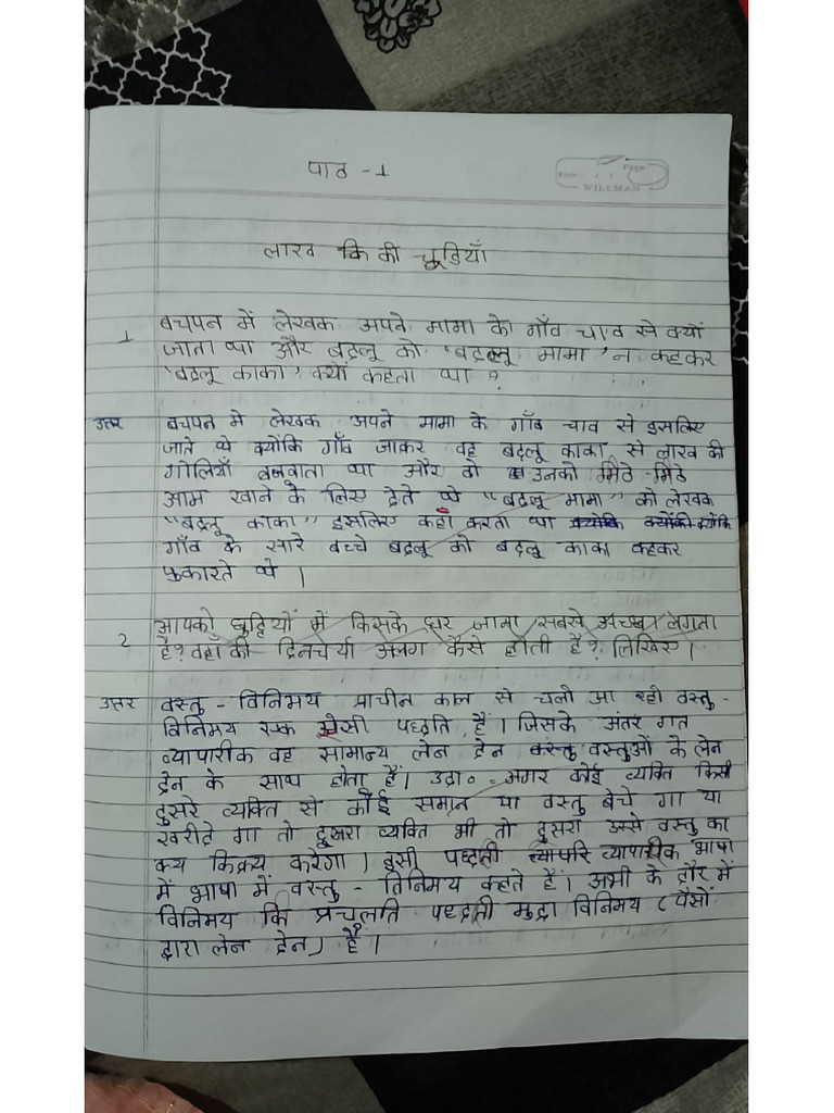 Class 8 Hindi Notes | PDF