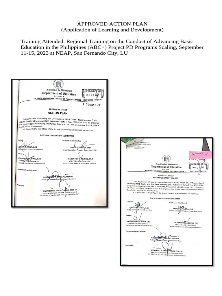 ABC+ Project Training Action Plan | PDF