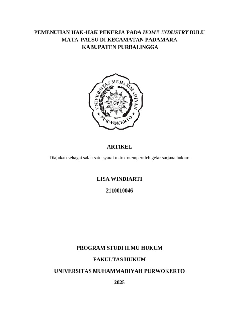 Cover + Jurnal | PDF
