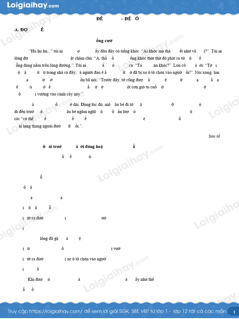 De On He Tieng Viet 2 Len 3 Co Loi Giai Chi Tiet de 6 1749003315 | PDF