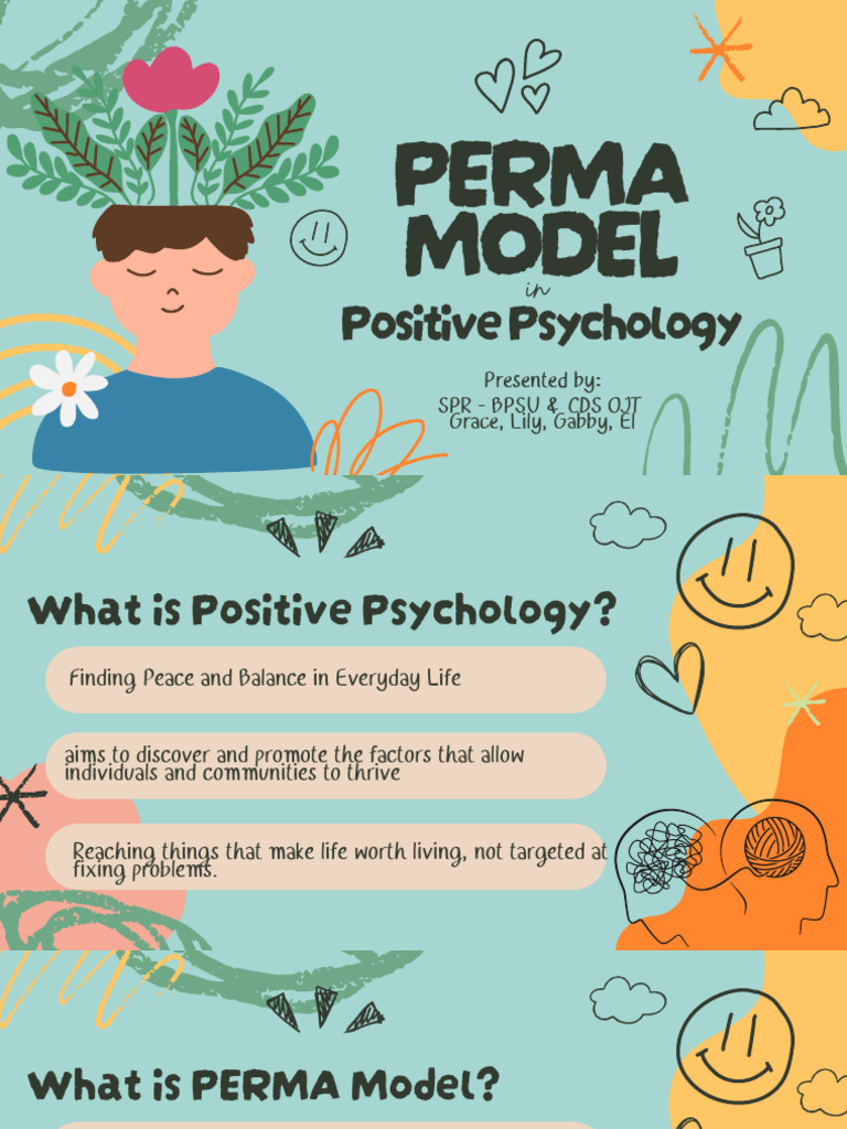 Lecture Presentation PERMA Model in Psychology | PDF | Positive ...