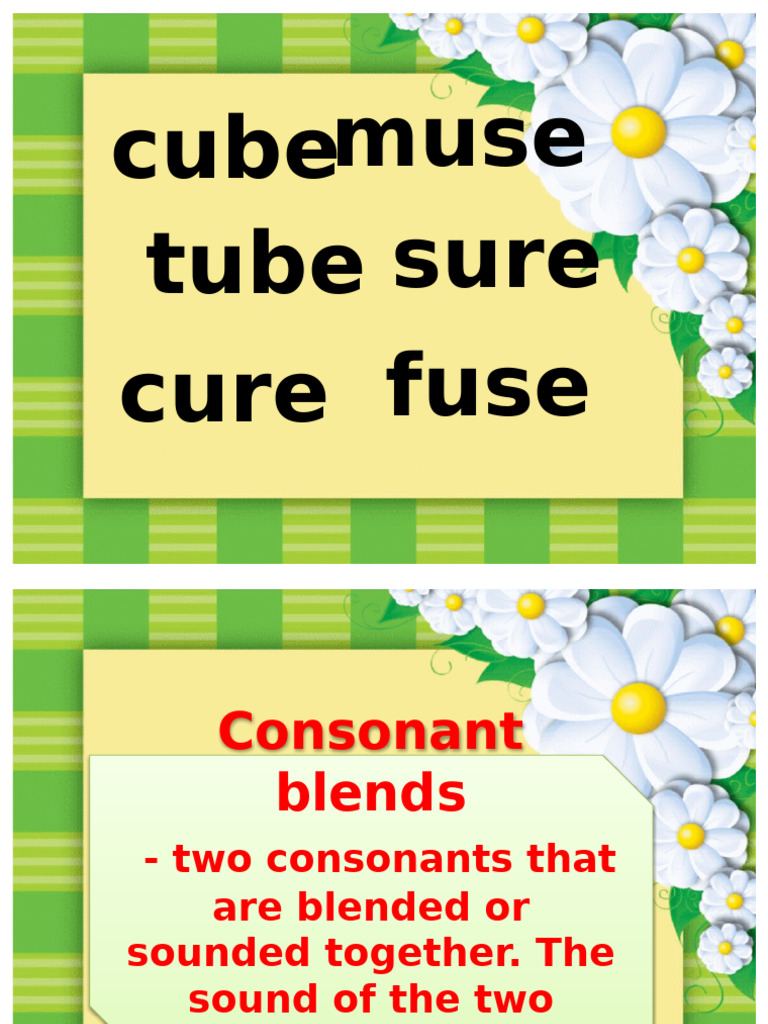Consonant Blends | PDF