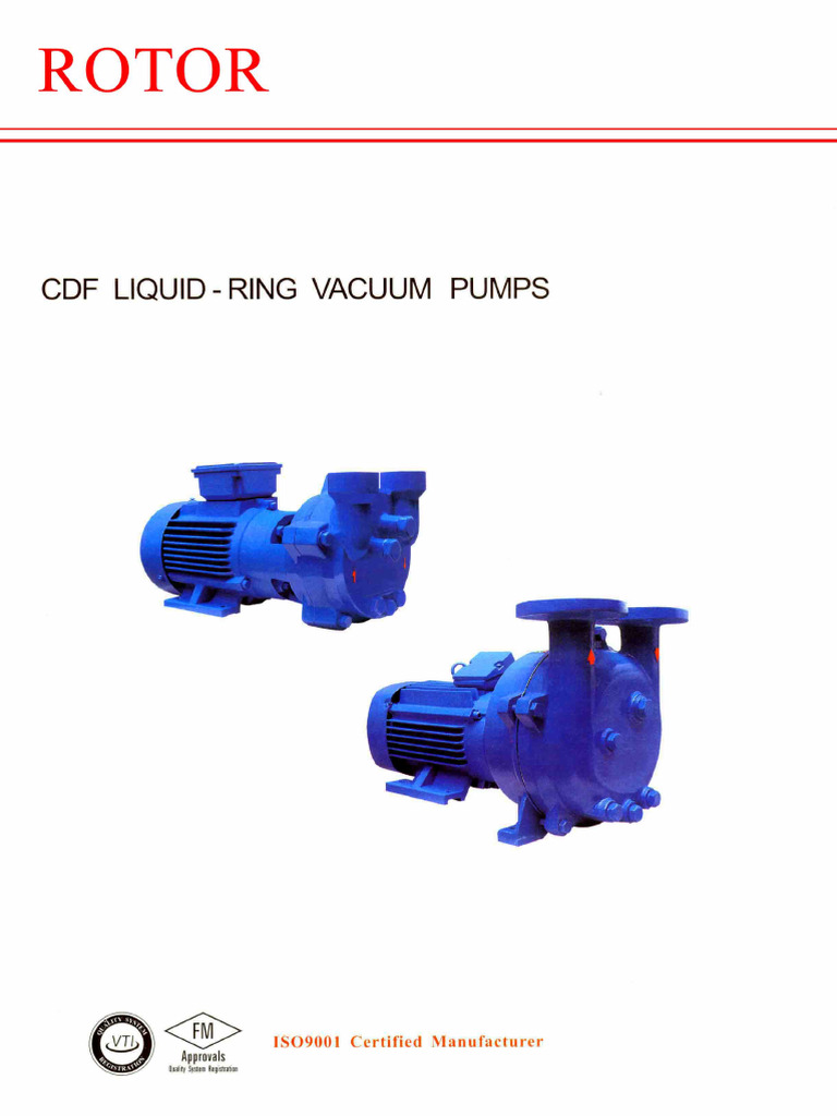 Rotor CDF Vacuum Pump New | PDF