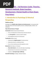 OCR A-Level Psychology Revision Guide (2025) | PDF | Psychology ...