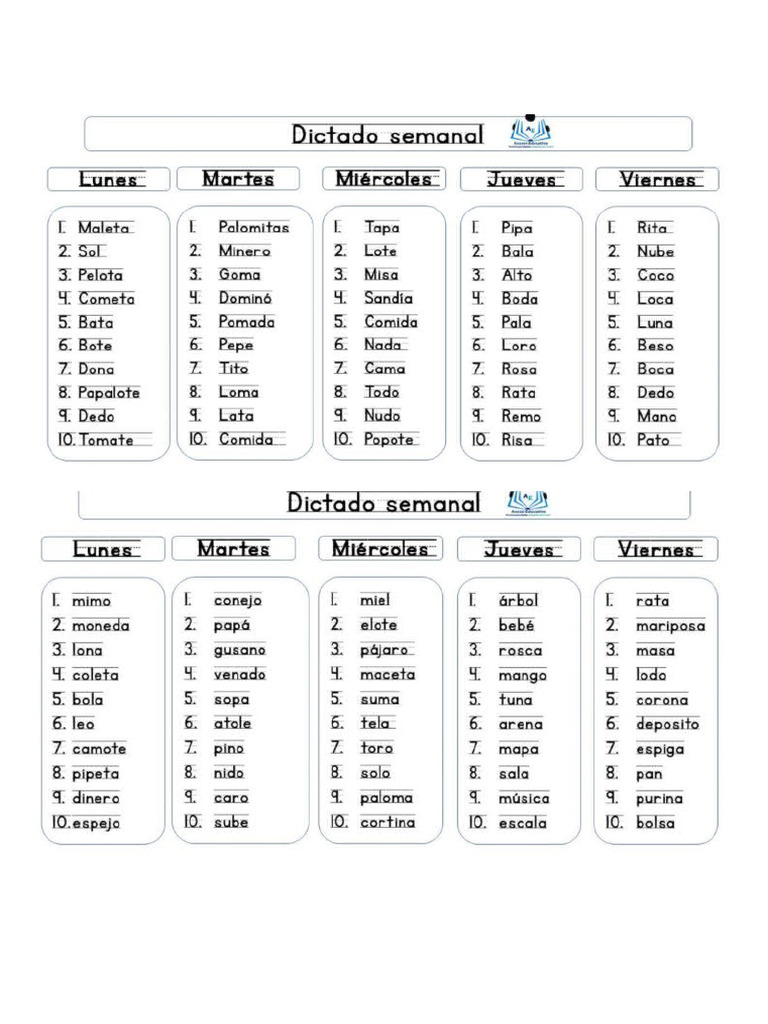 Dictado | PDF