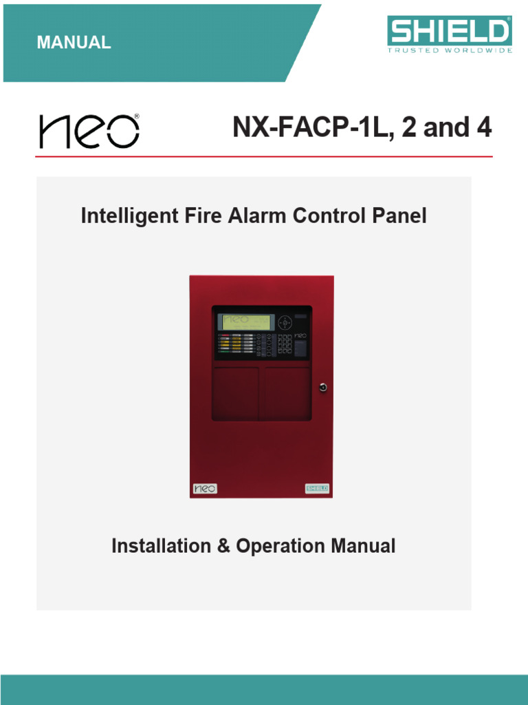 NX-FACP Fire Alarm Control Manual | PDF | Electrical Engineering ...