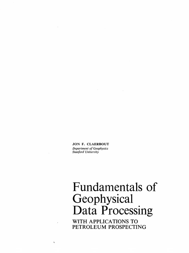 Geophysical Data Processing Basics | PDF